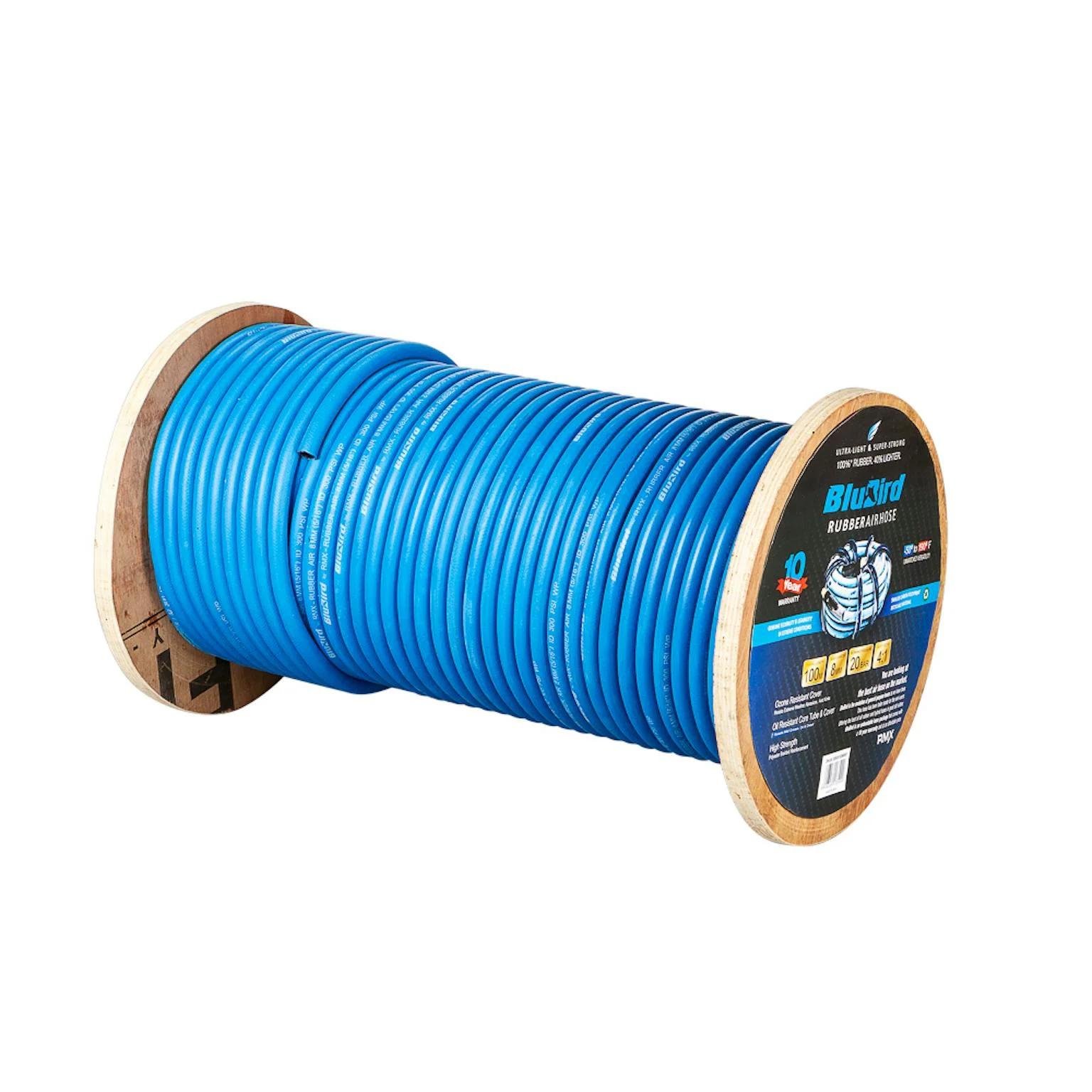 Luchtslang rubber 6mm 100m op rol Blubird Kopen | Kippers Rijssen